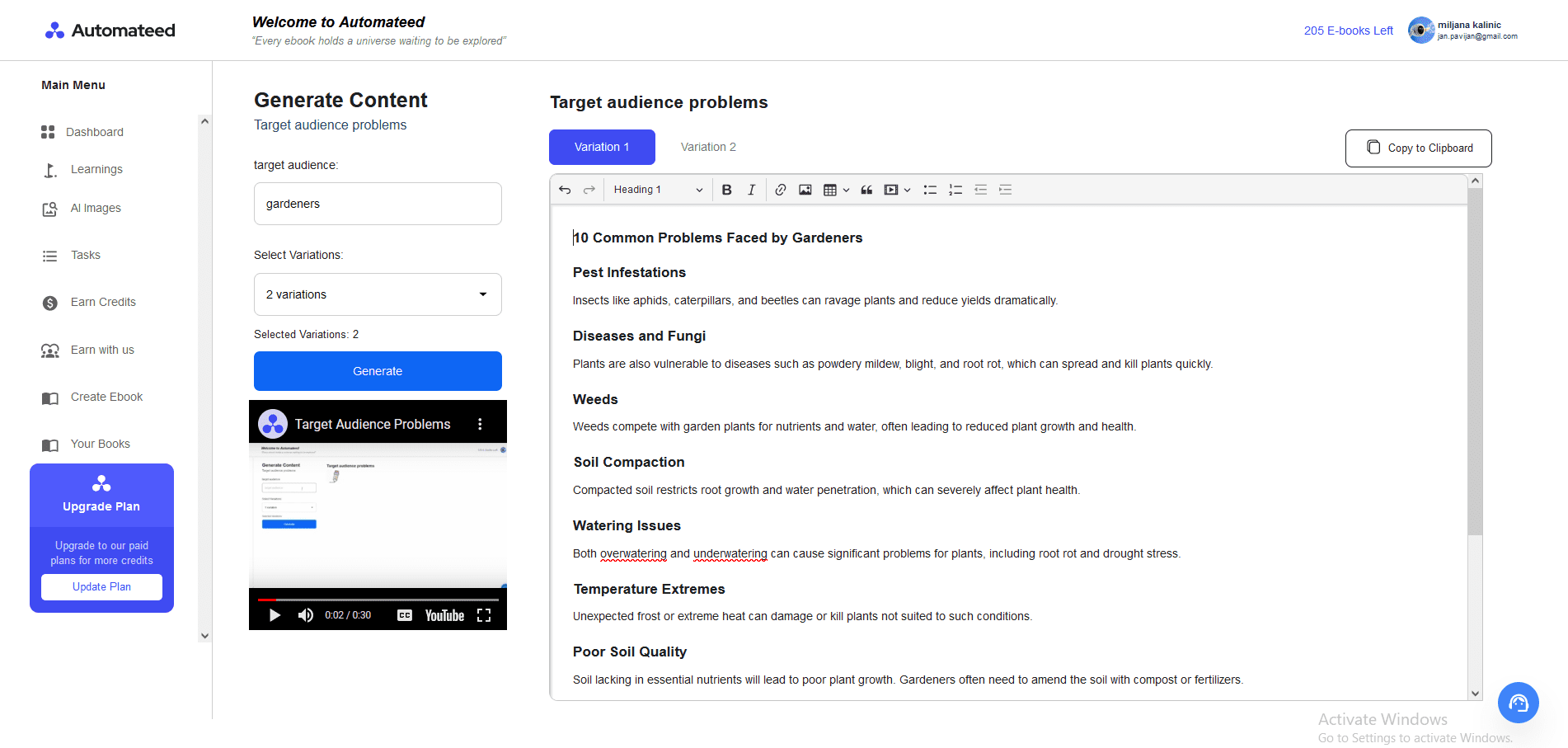 AI Target Audience Problem Generator for Customer Persona